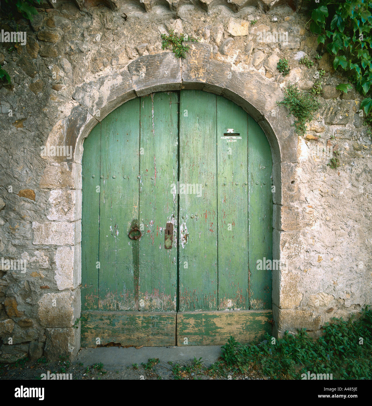 Old wooden gate Stock Photo - Alamy