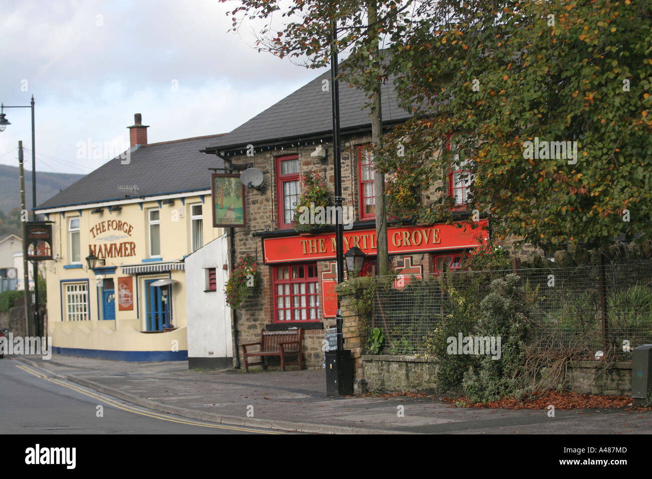 The Forge Hammer and The Myrtle Grove Pubs Risca Village South East ...
