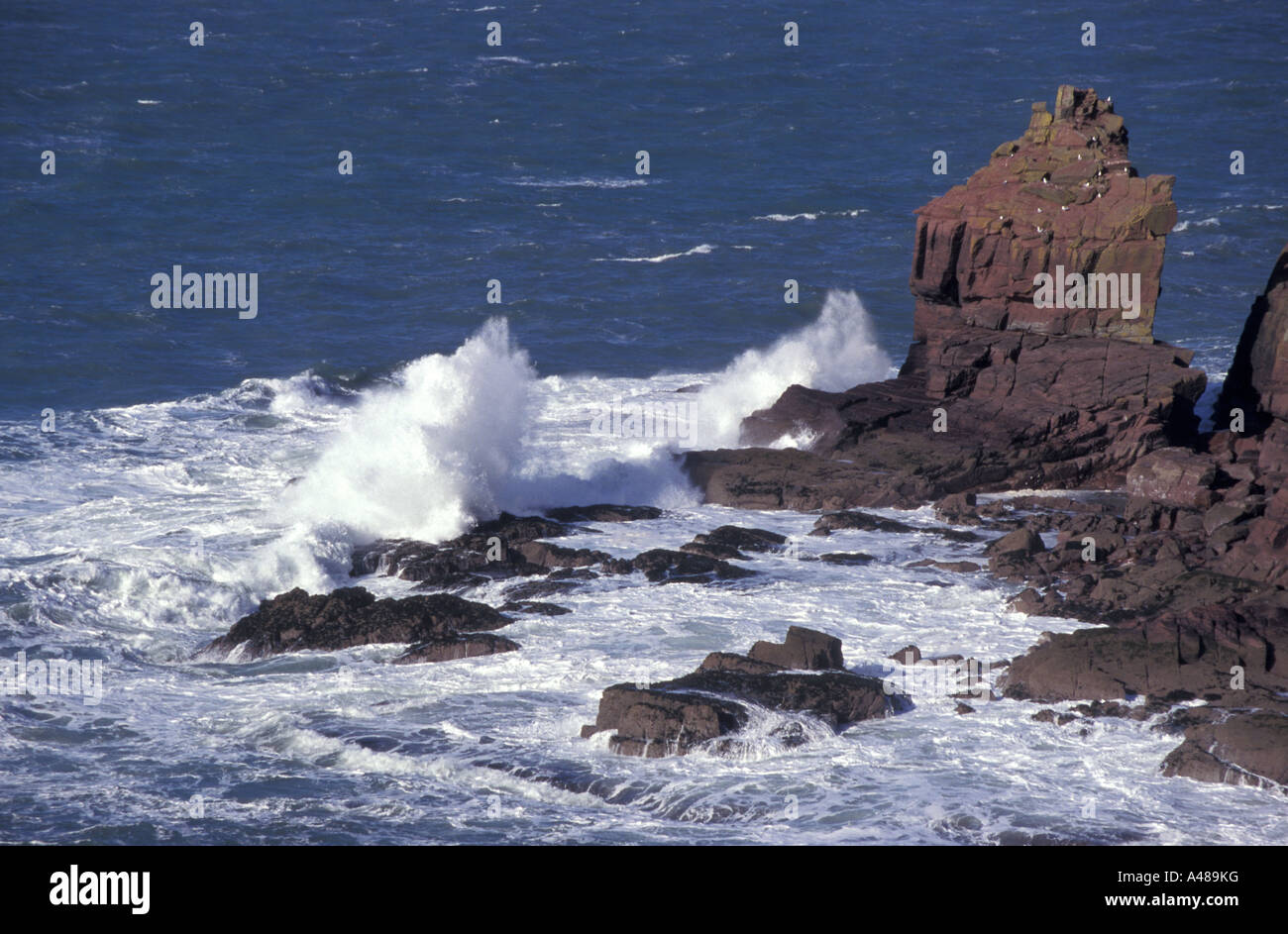 Tower Point St Brides Pembrokeshire Wales UK Europe Stock Photo - Alamy