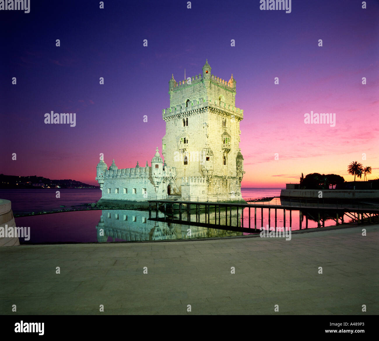 Tower / Torre de Belem Stock Photo - Alamy