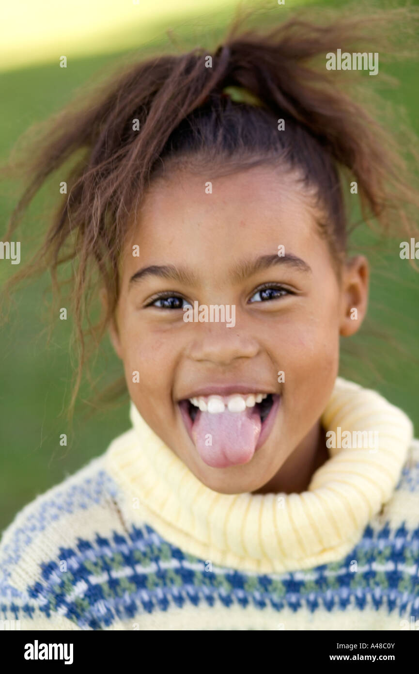 Girl smiling, portrait Stock Photo - Alamy