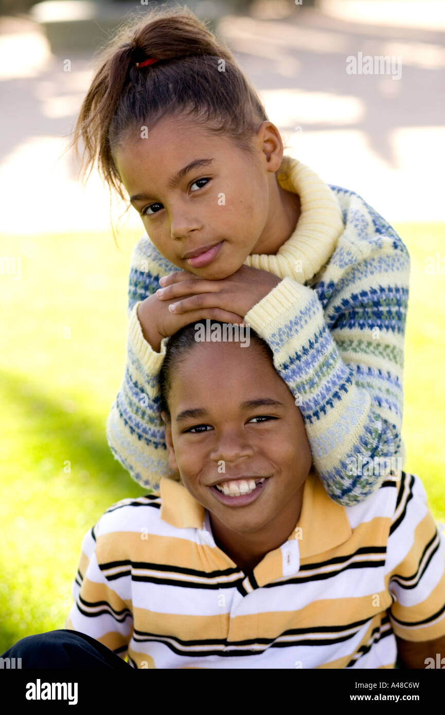 Two adorable children boy brothers hi-res stock photography and images ...