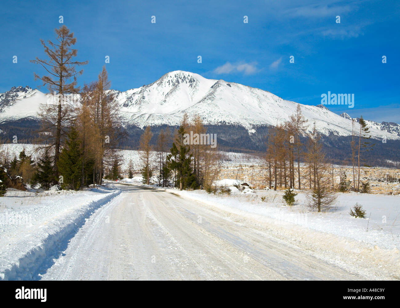Slavkowsky peak, Tatra Mountains, Slovakia Stock Photo - Alamy