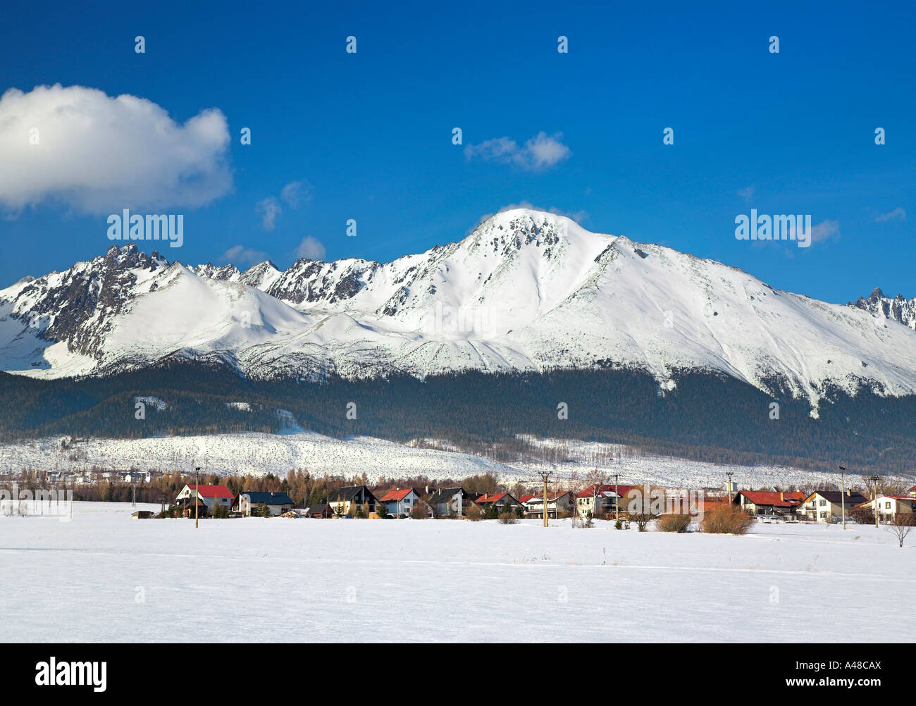 Slavkowsky peak, Tatra Mountains, Slovakia Stock Photo - Alamy