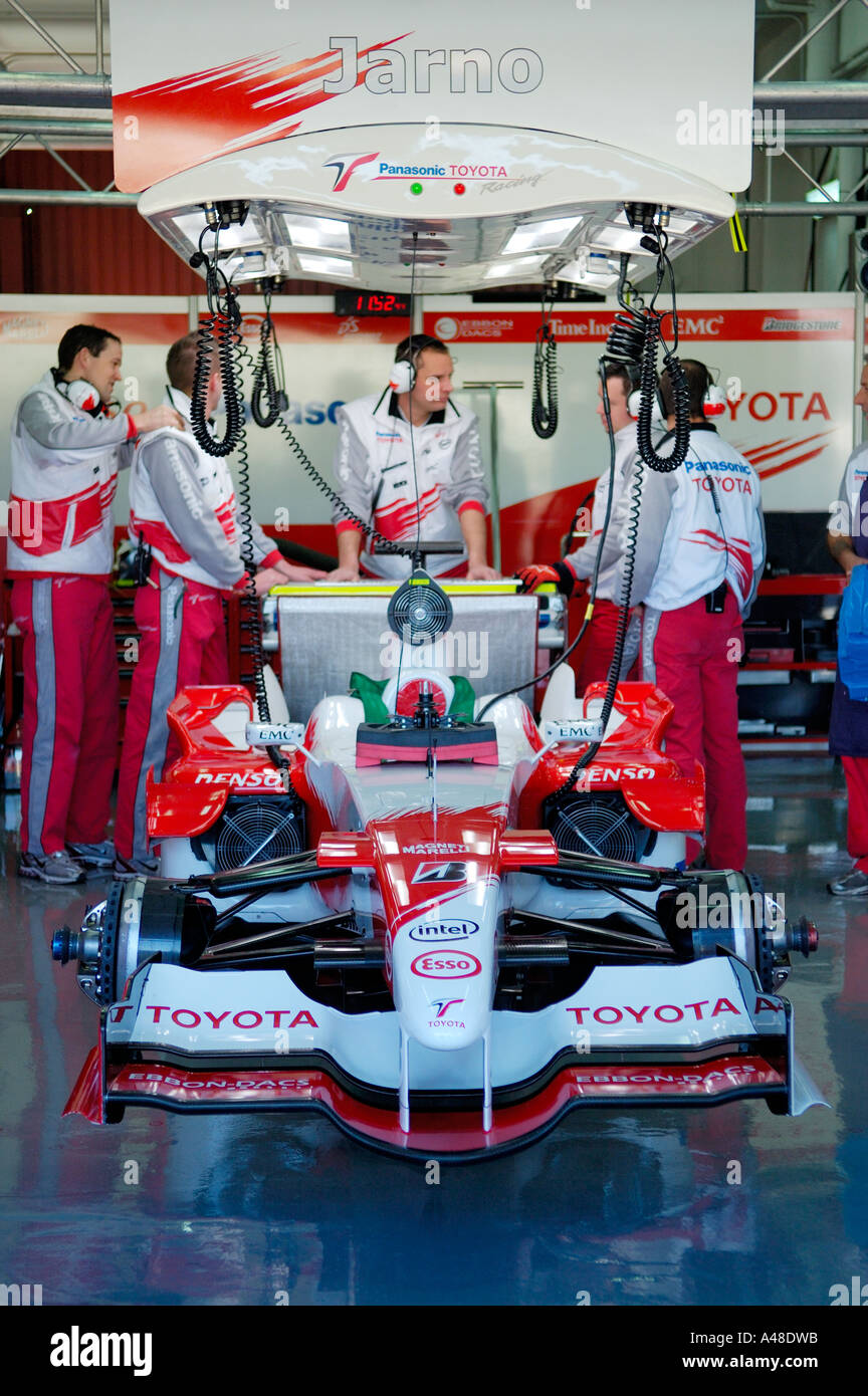 Toyota Formula One Car in Box Stock Photo - Alamy