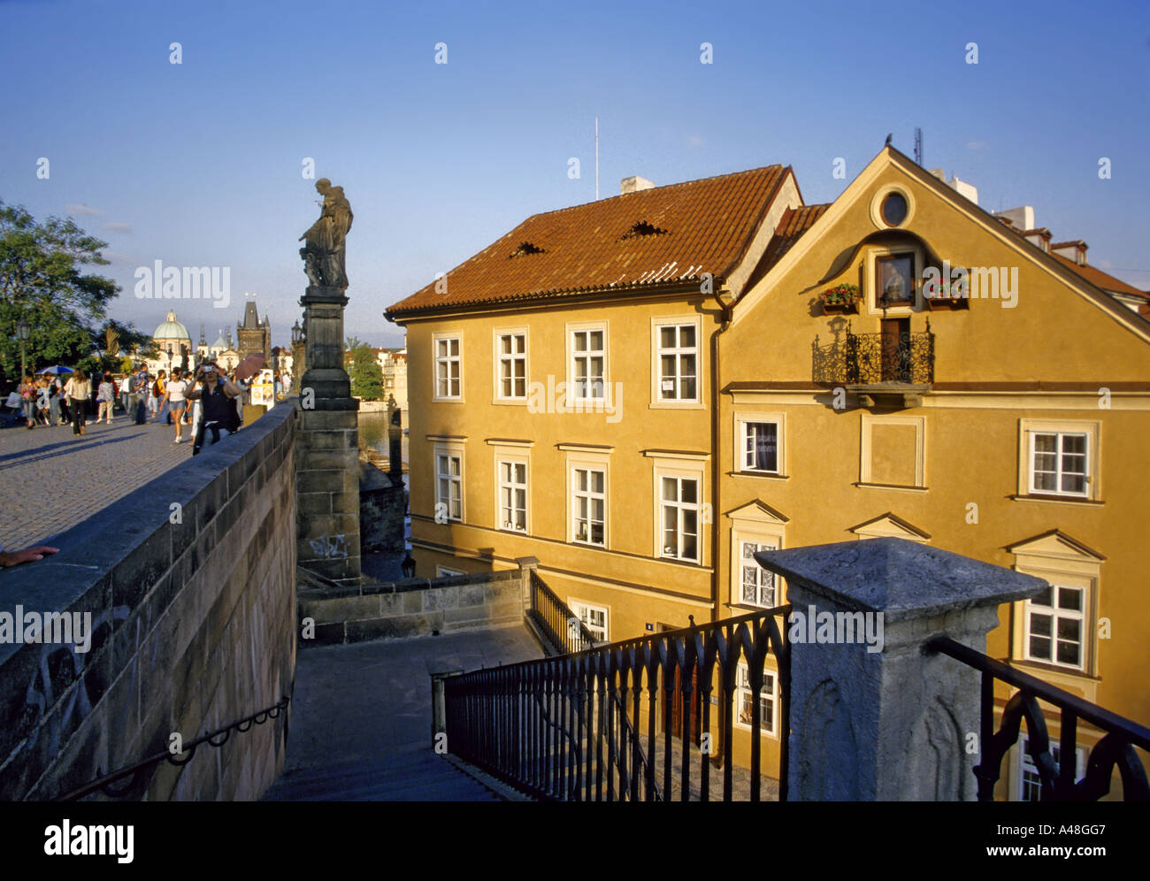 Kampa Island Certovka in Prague Czech Republic Stock Photo - Alamy