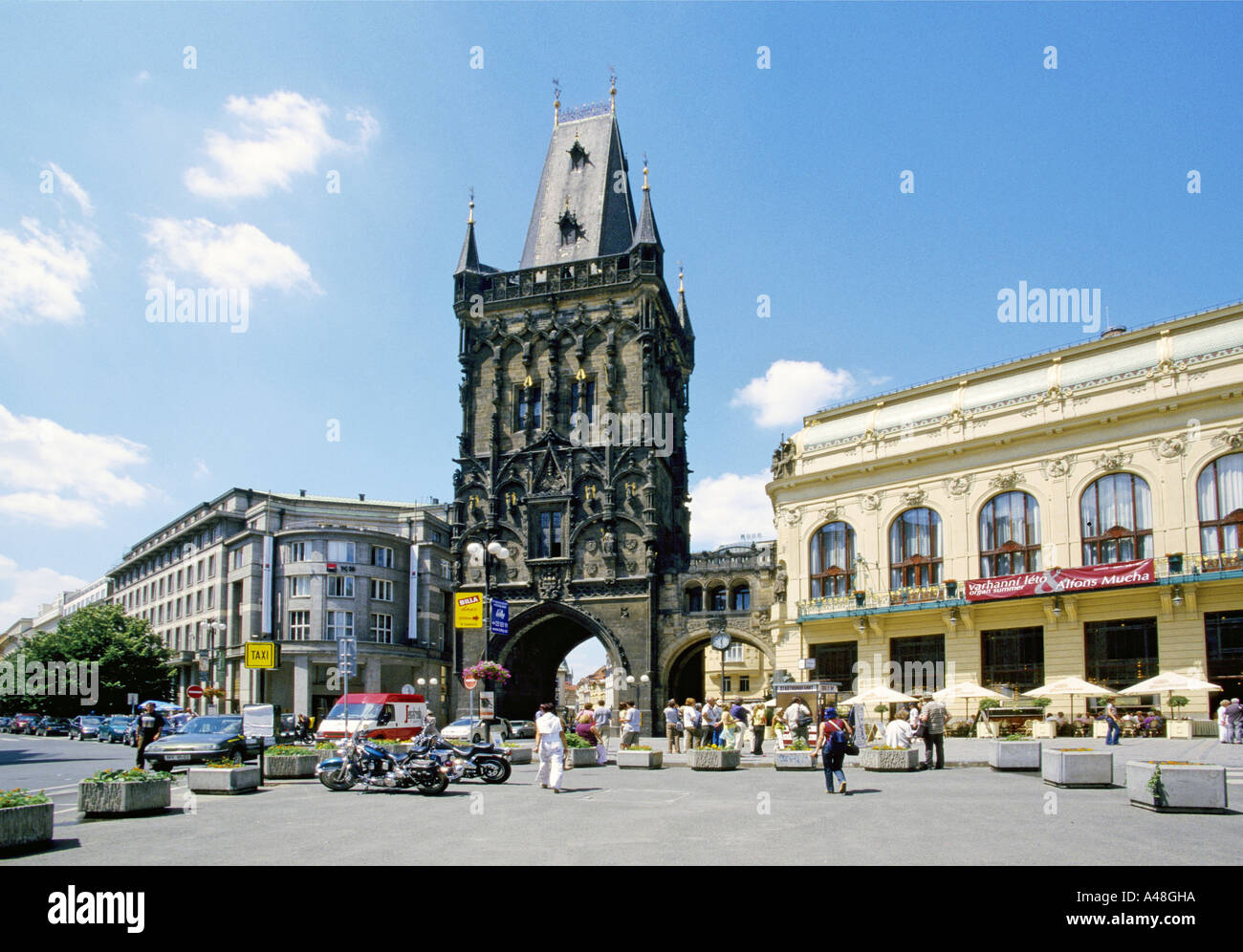 Prague municipal house mucha hi-res stock photography and images - Alamy