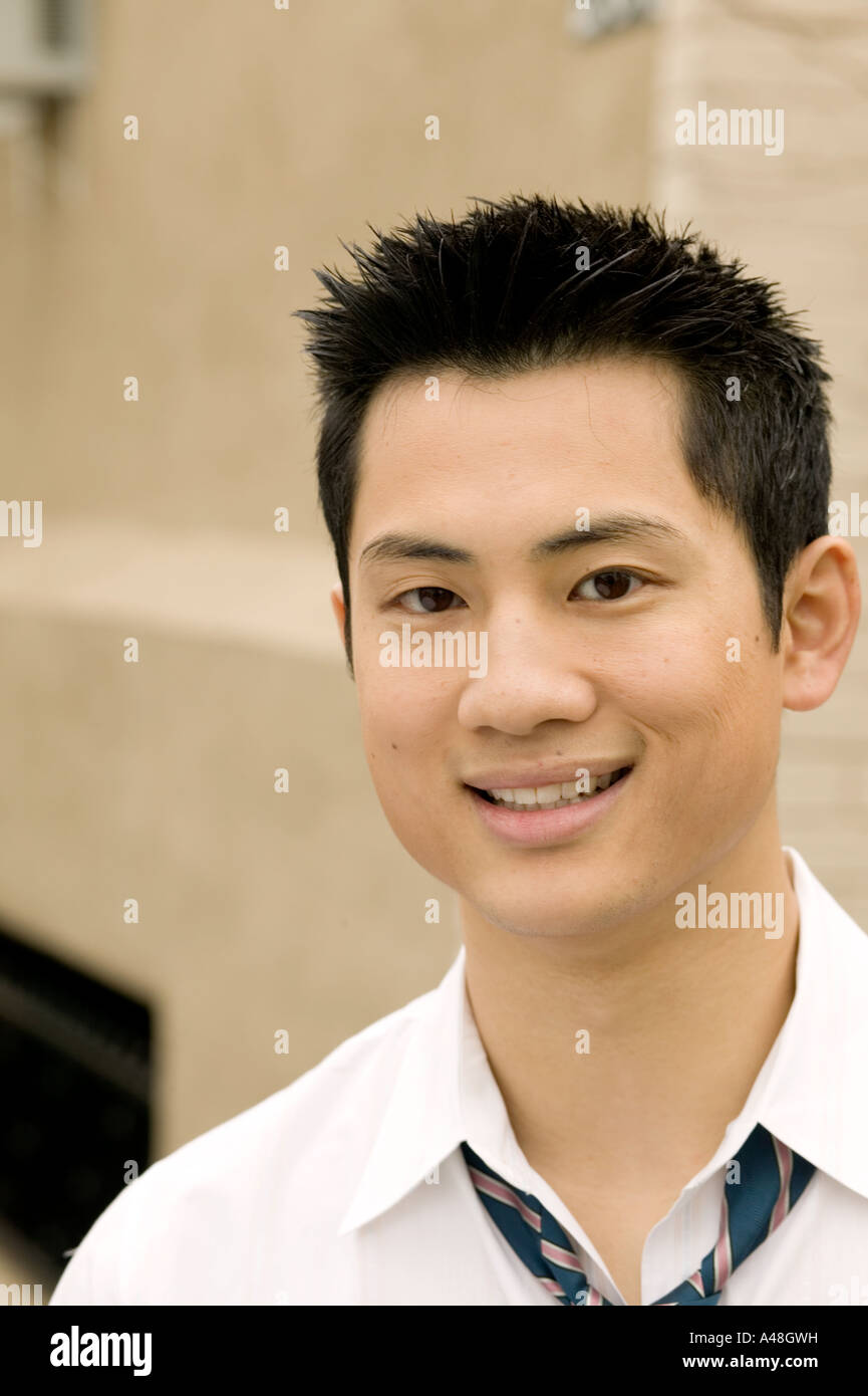 Young man smiling, portrait Stock Photo - Alamy