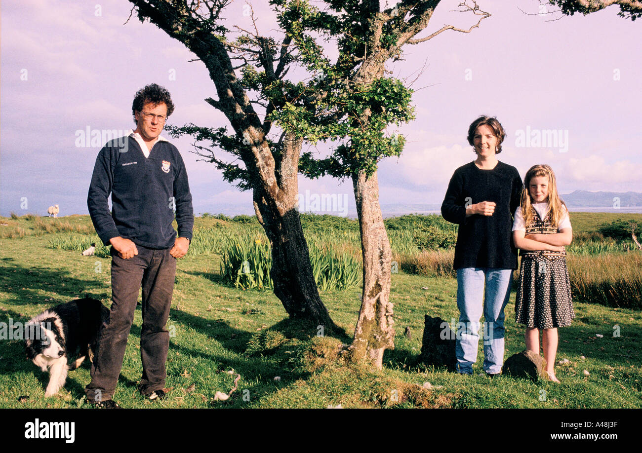 isle of eigg scotland colin carr wife marie daughter francis on their ...