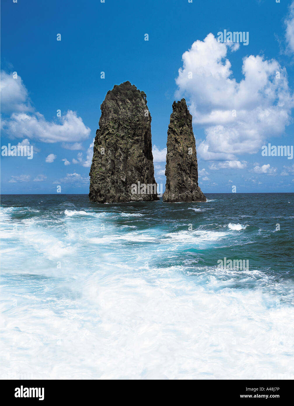 Rock formations in the sea Stock Photo - Alamy