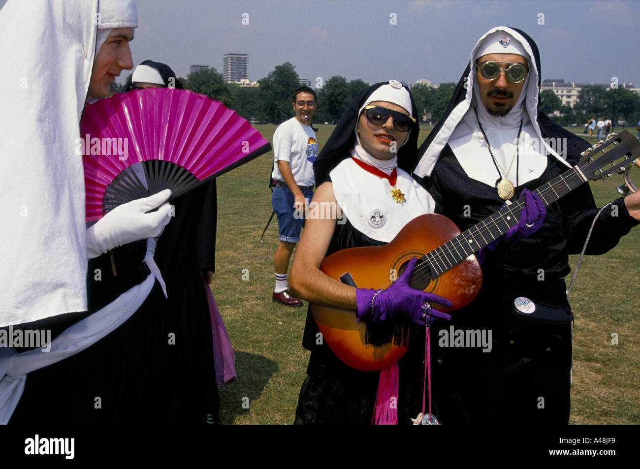gay pride demonstration hyde park Stock Photo - Alamy