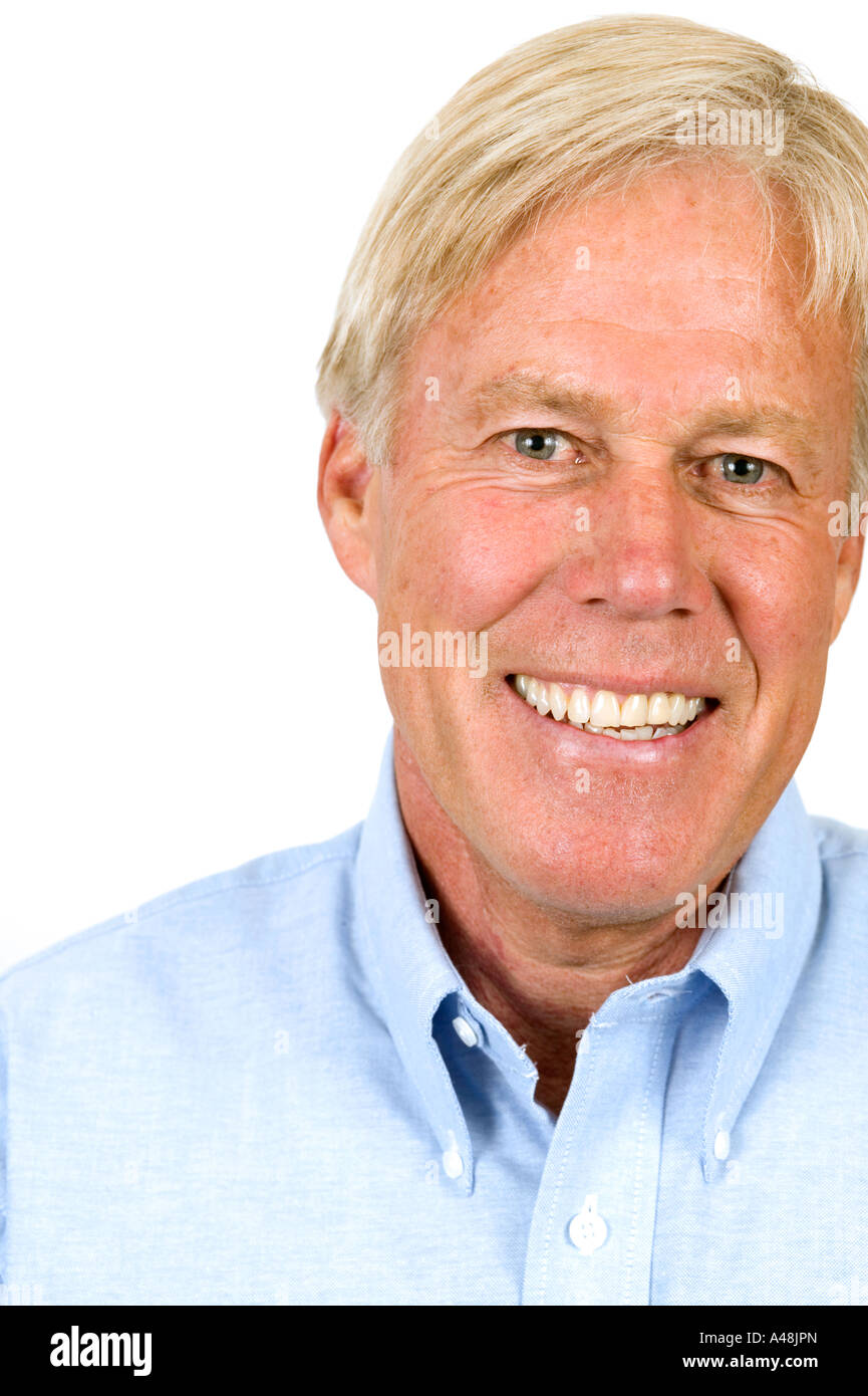 Senior man smiling, portrait Stock Photo - Alamy