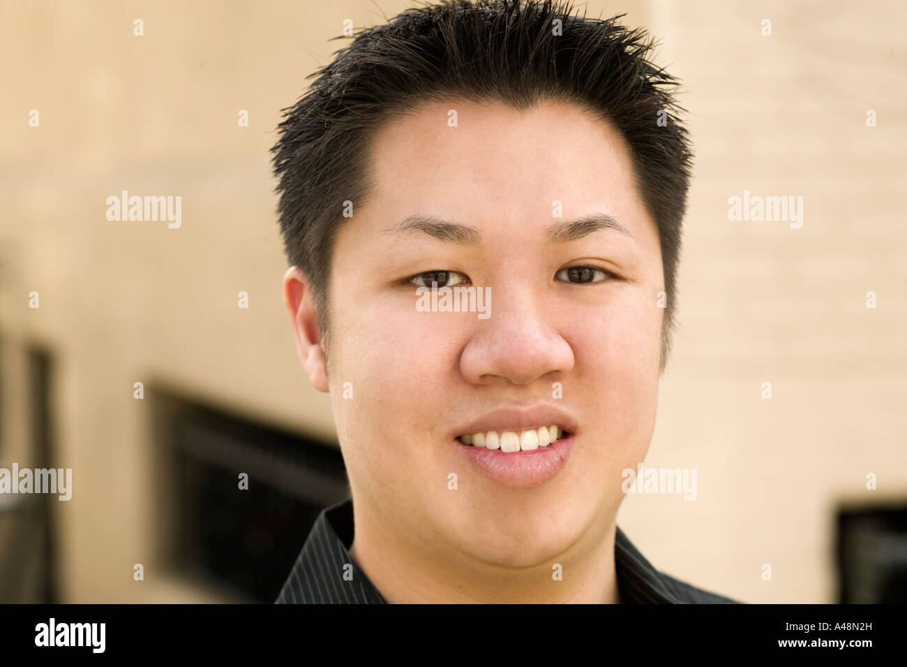 Portraits photography colour asian man hi-res stock photography and ...