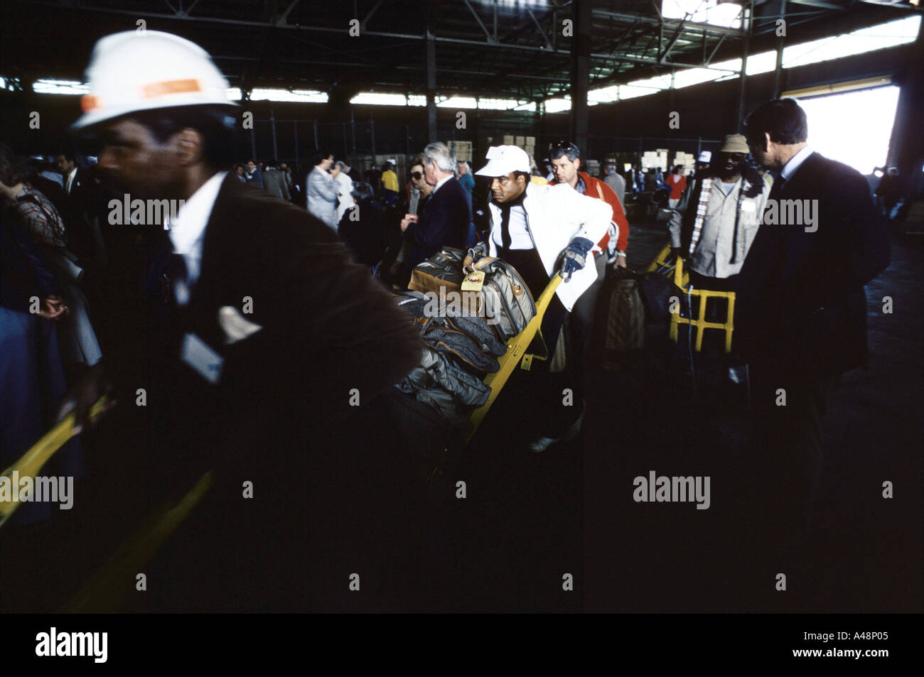 Porters trolley hi-res stock photography and images - Alamy