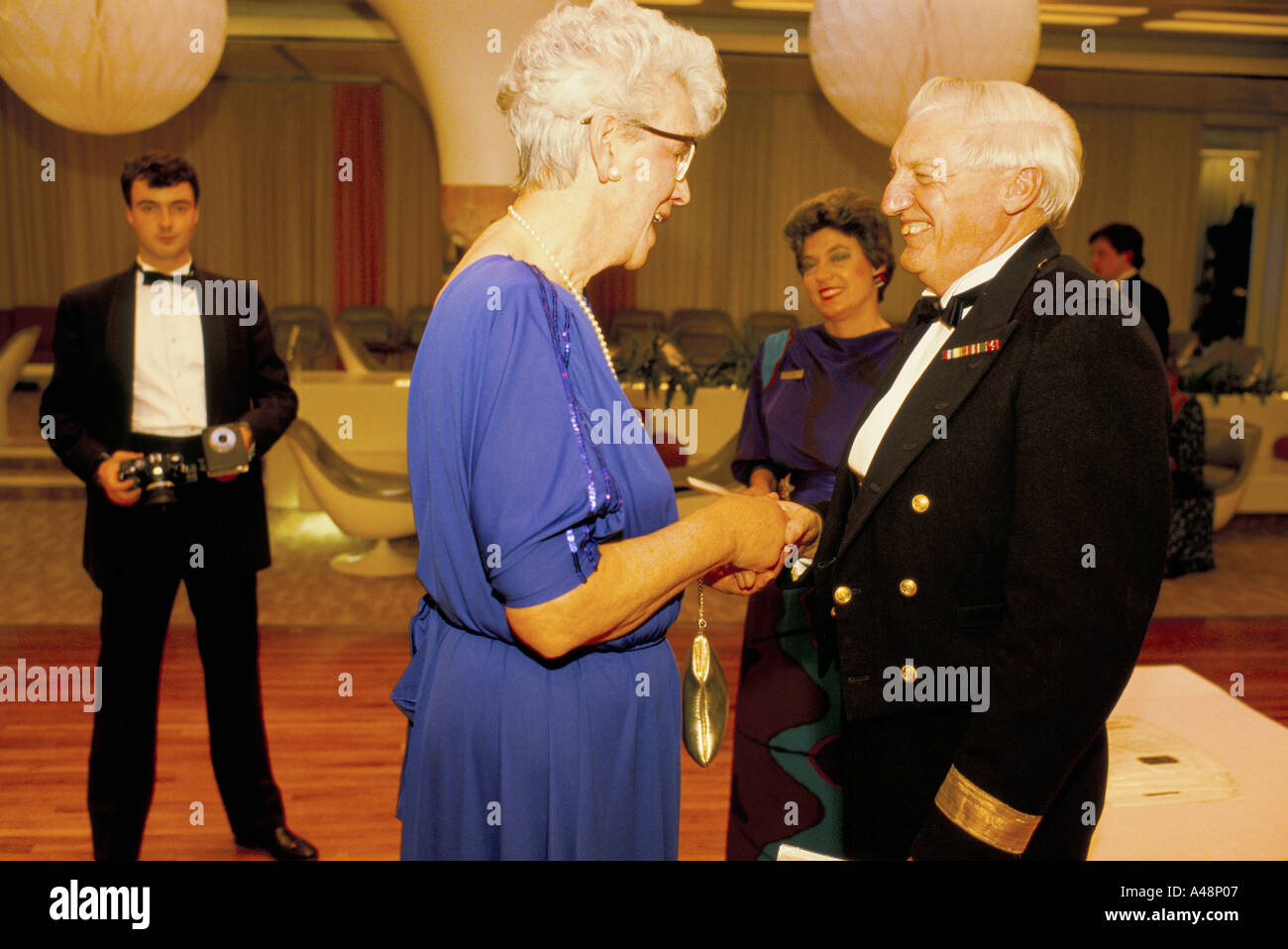 Cruise ship captain party hi-res stock photography and images - Alamy