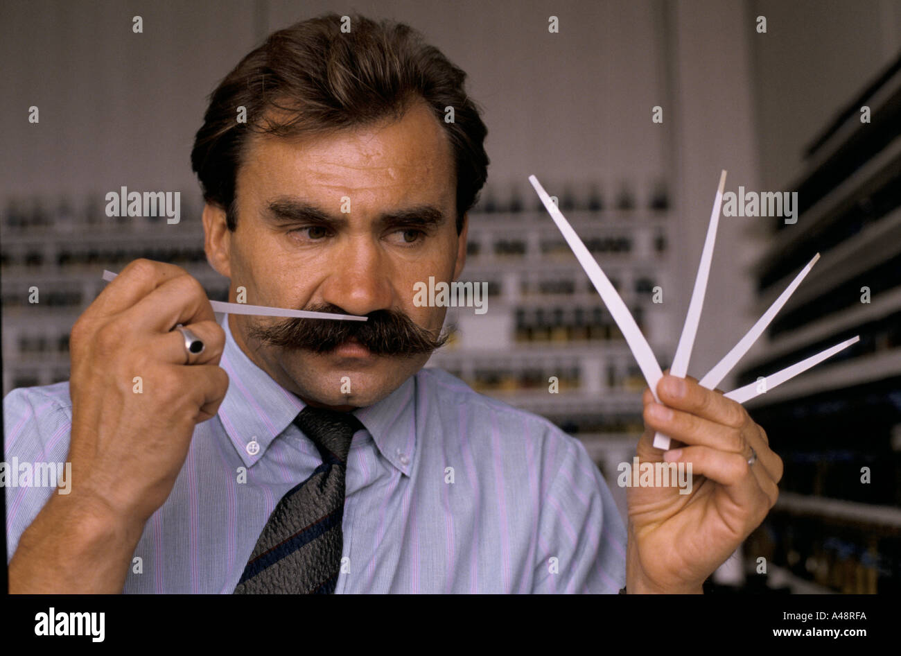 perfumer at work Stock Photo - Alamy