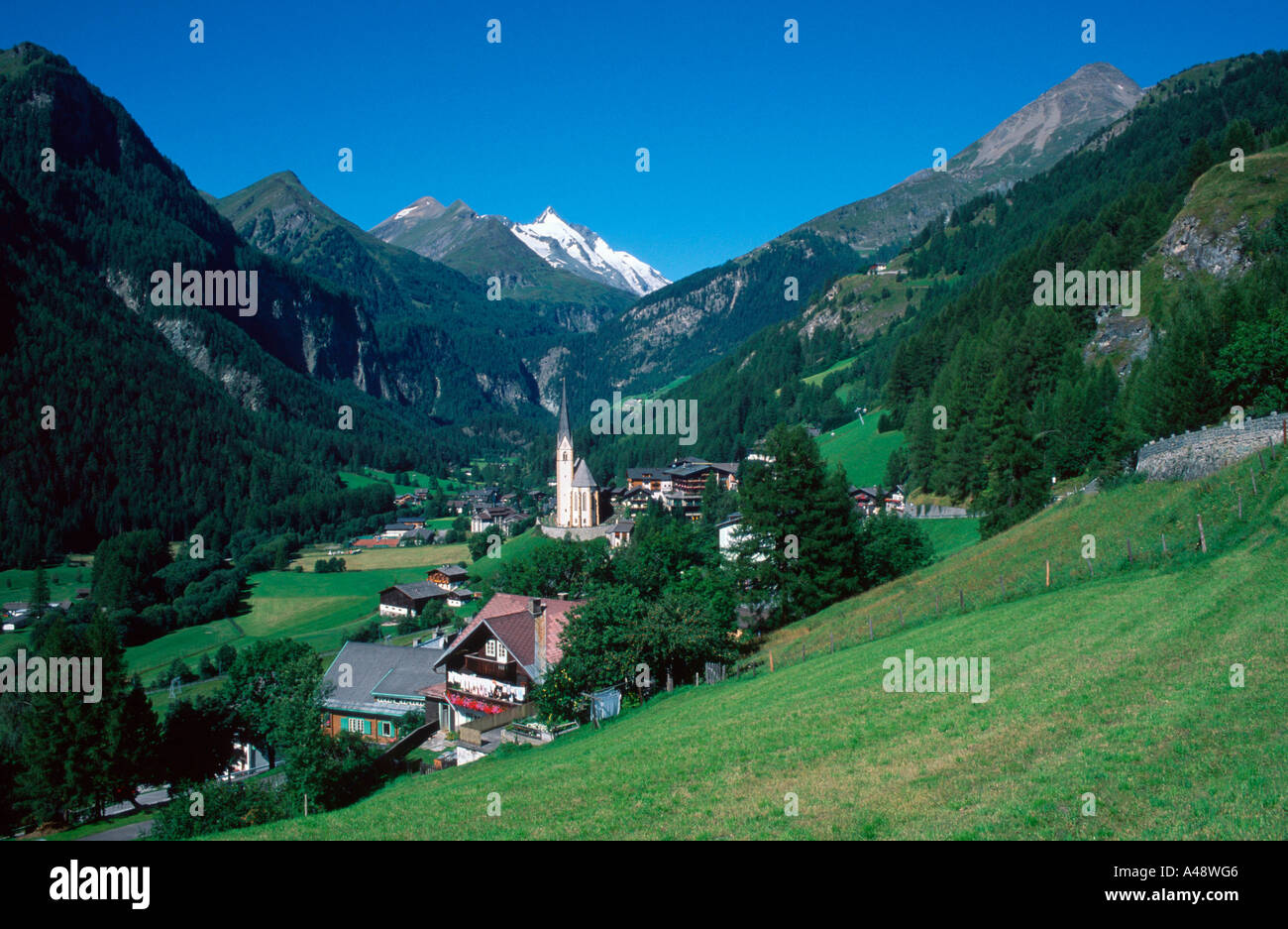 Heiligenblut on the grossglockner hi-res stock photography and images ...