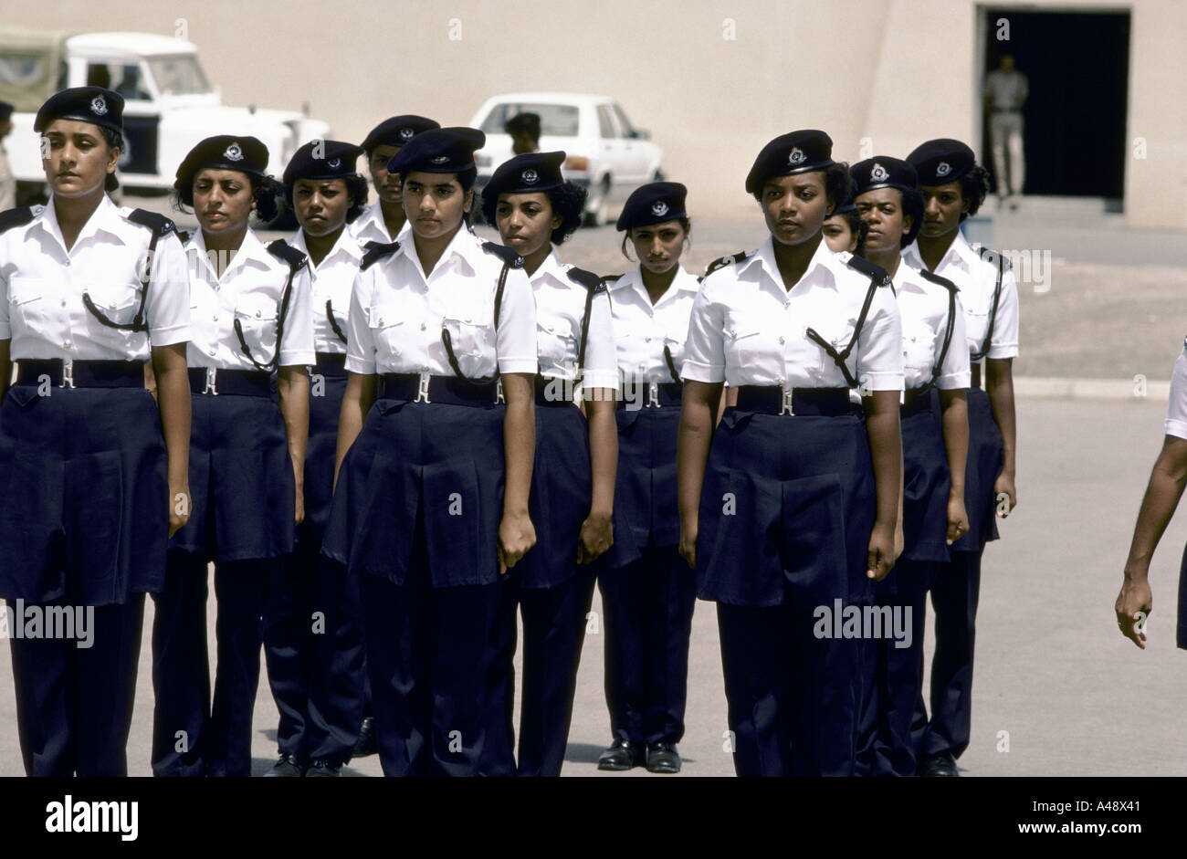Police women in training hi-res stock photography and images - Alamy