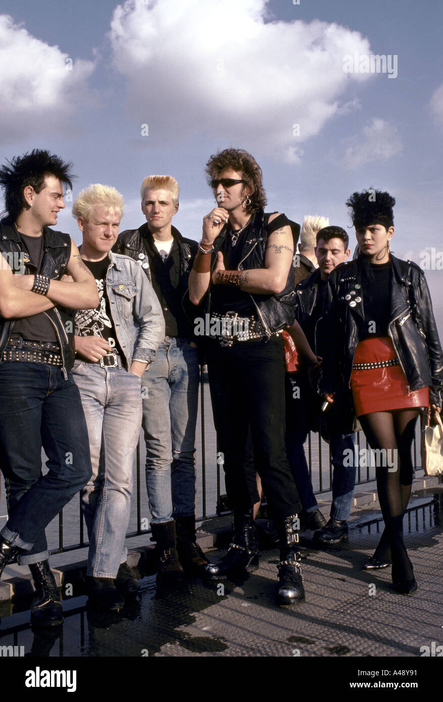 1980s punk fashion hi-res stock photography and images - Alamy