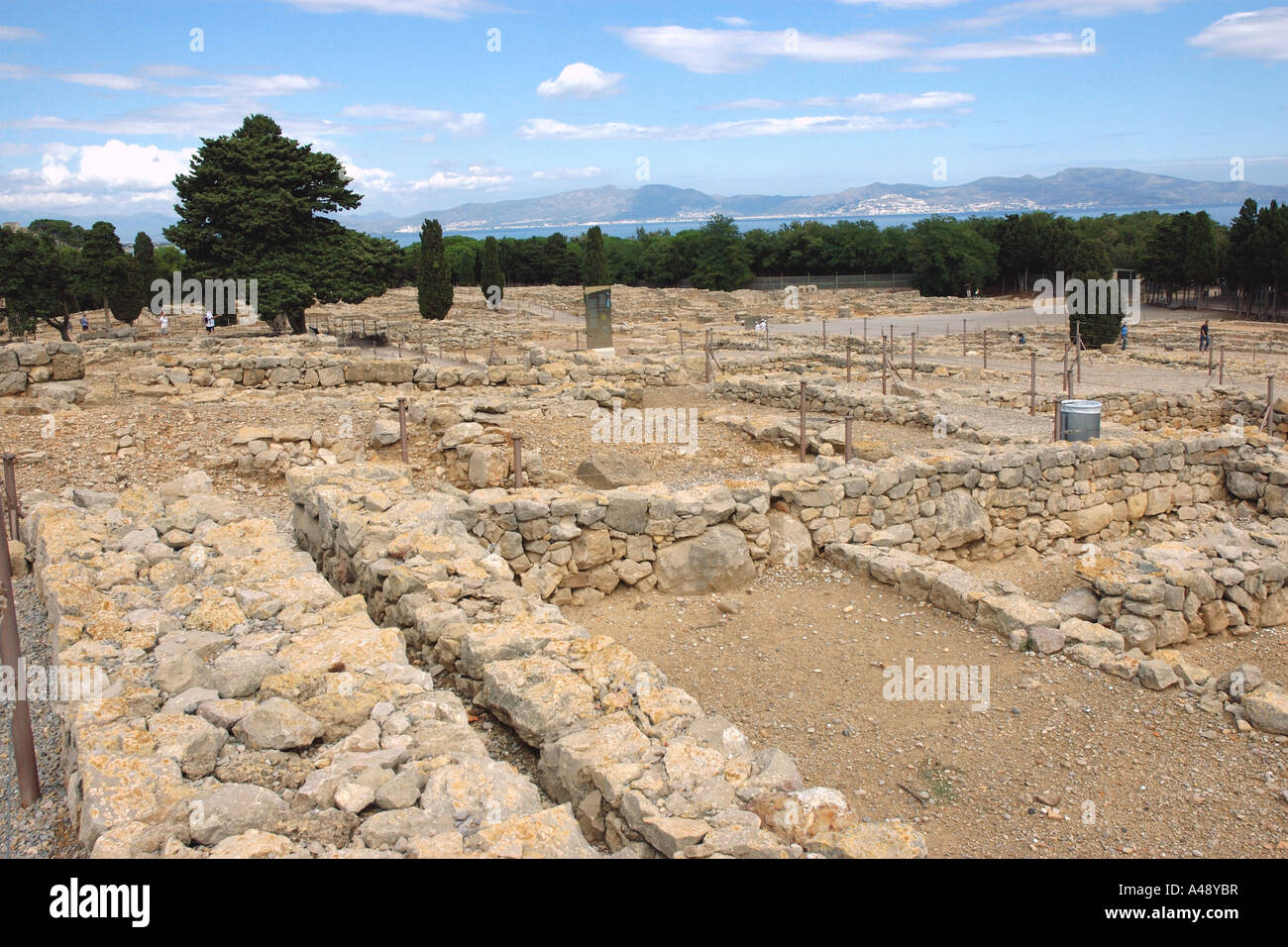 Panoramic view Ampurias ruinas de Empúries Empuries Girona Gerona ...