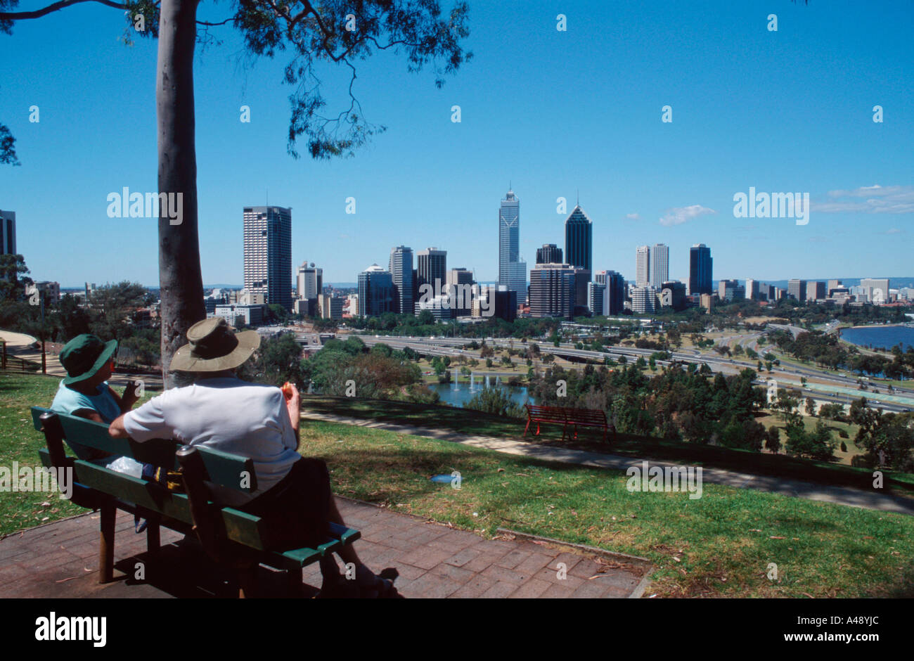 Perth park bench hi-res stock photography and images - Alamy