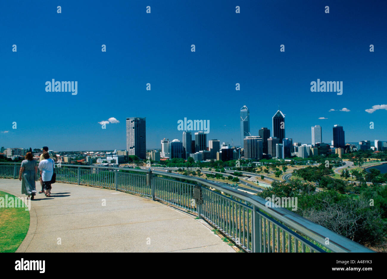 Skyline of Perth Stock Photo - Alamy