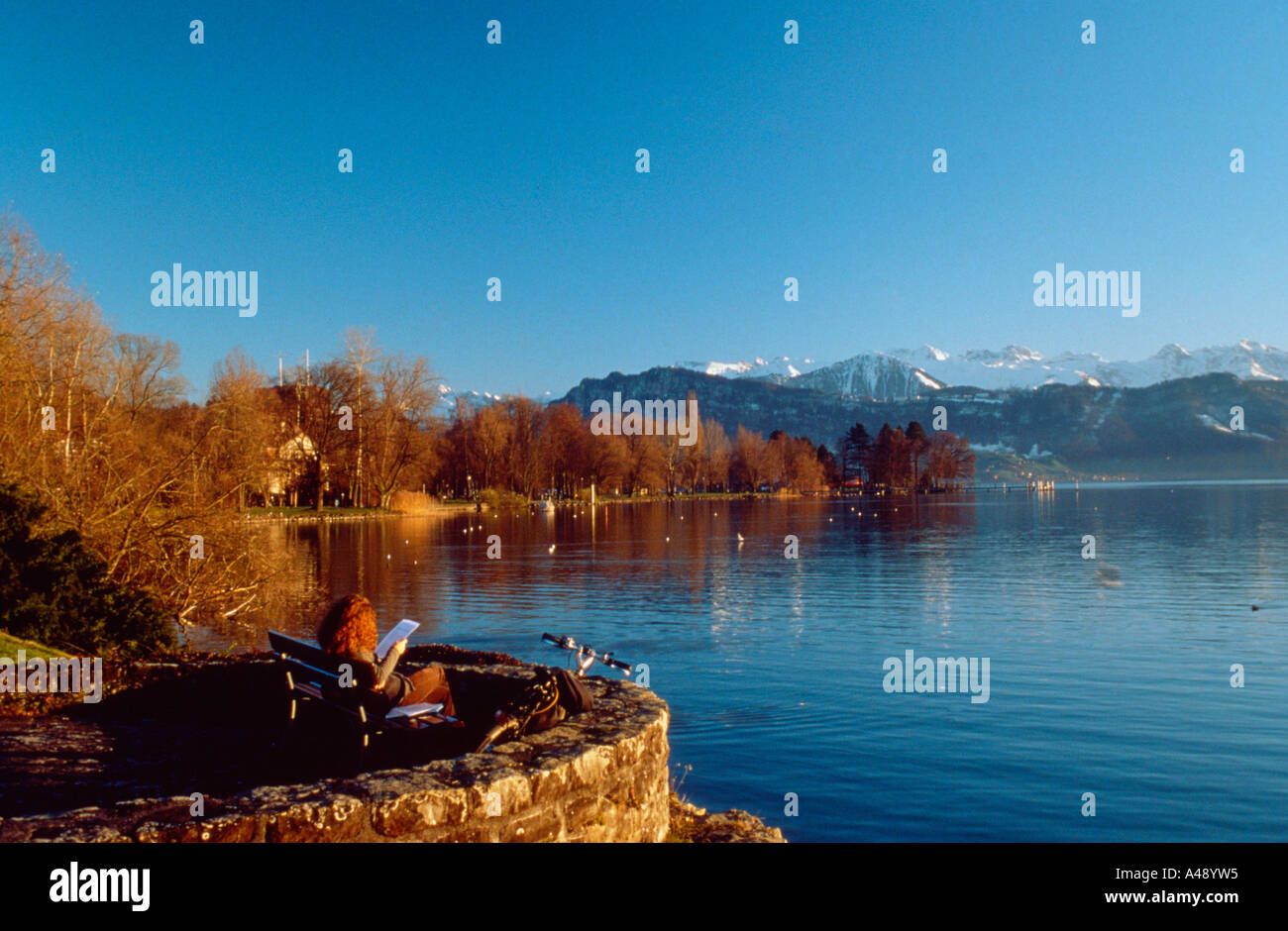 Lucerne lake hi-res stock photography and images - Alamy