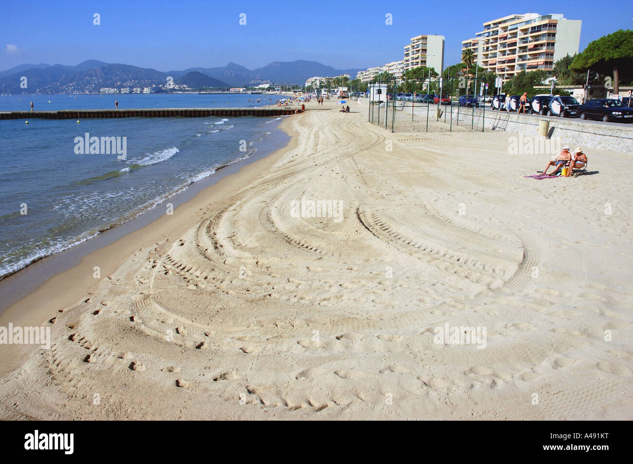 Panoramic view of seafront & beach of Cannes Côte D'Azur Cote D Azur ...