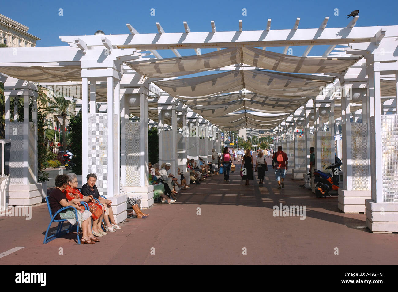 Panoramic view of seafront of Nice Côte D'Azur Cote D Azur Southern ...