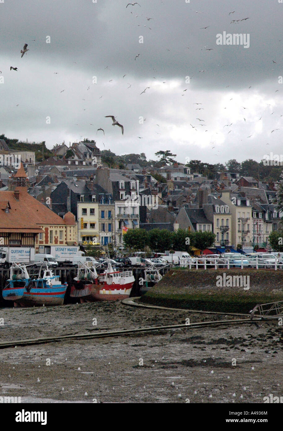 Panoramic View of Trouville English Channel La Manche Normandy ...