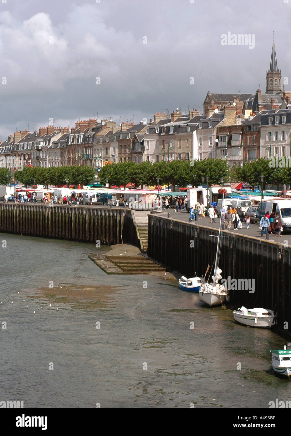 Panoramic View of Trouville English Channel La Manche Normandy ...