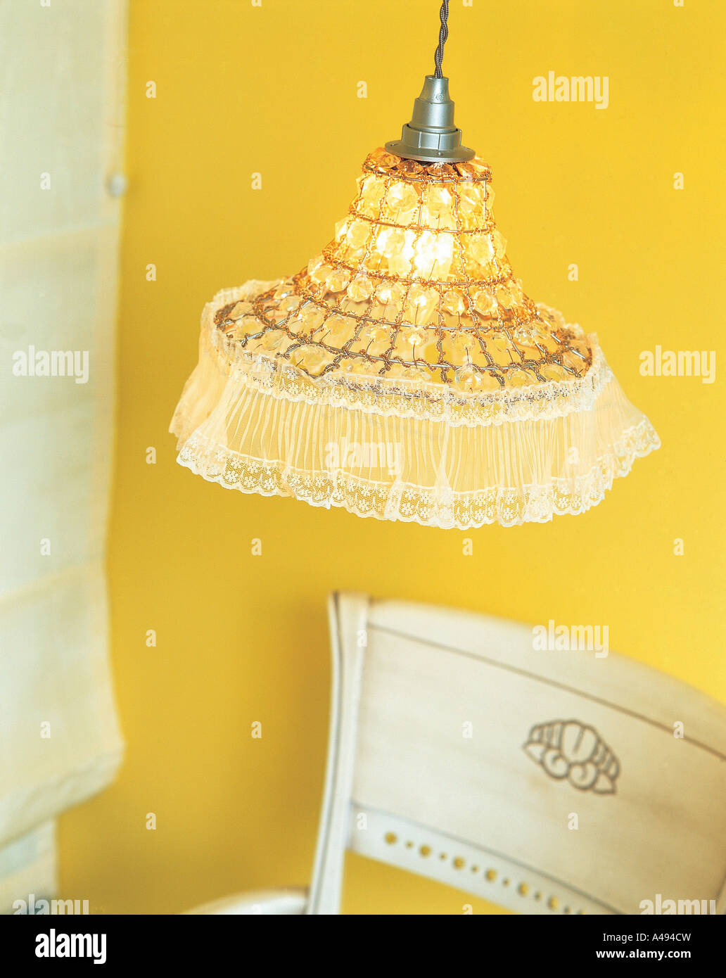Close up of a hanging lamp shade hi-res stock photography and images ...