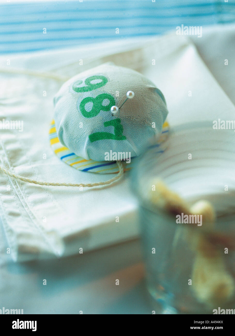 High angle view of fabric Stock Photo - Alamy