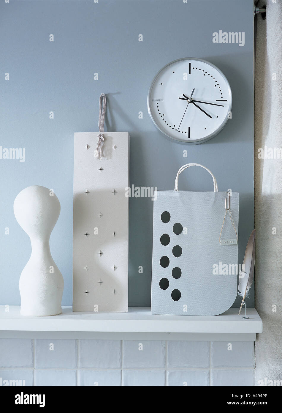 Clock on the wall Stock Photo - Alamy