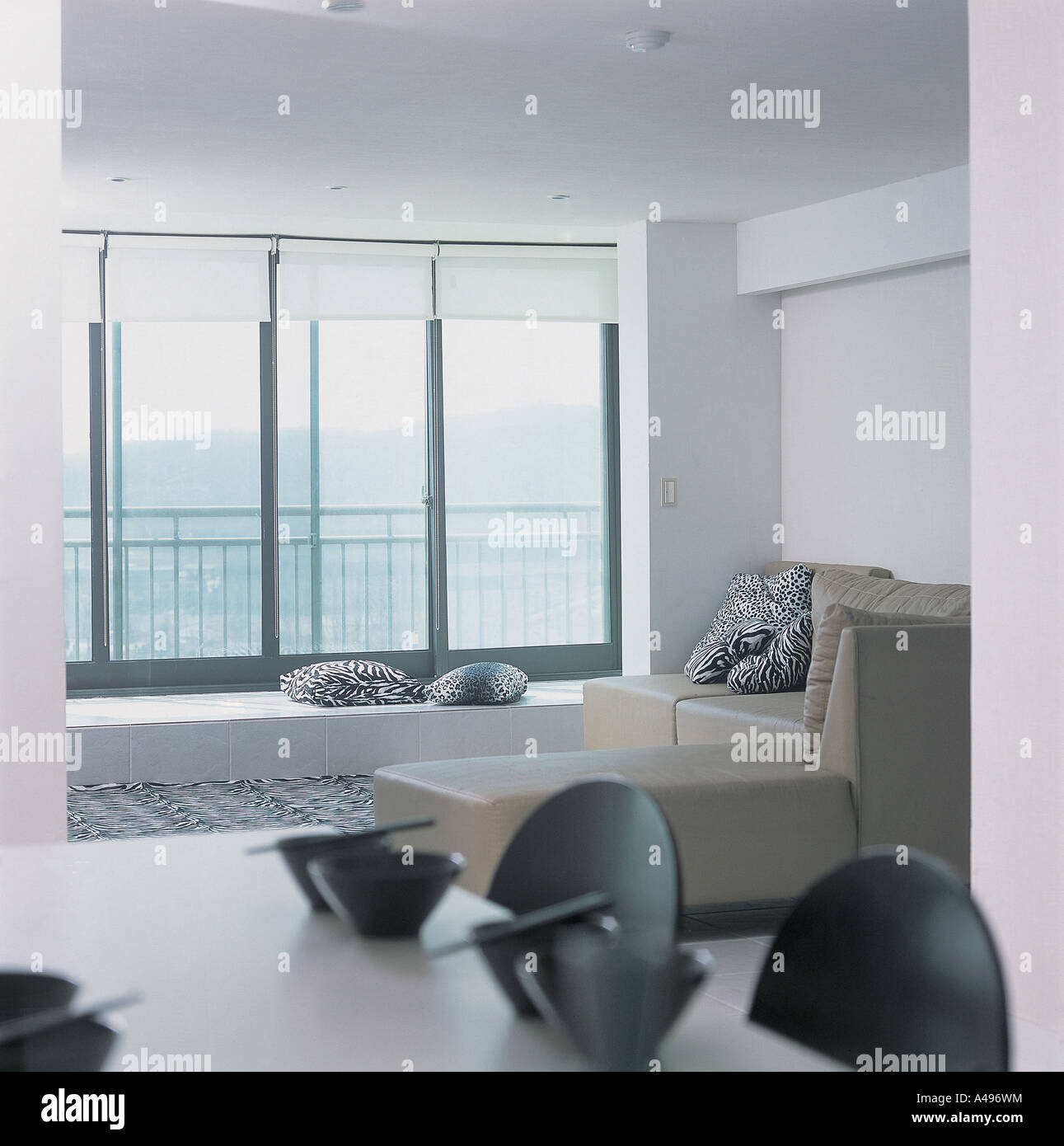 Interiors of a living room Stock Photo - Alamy