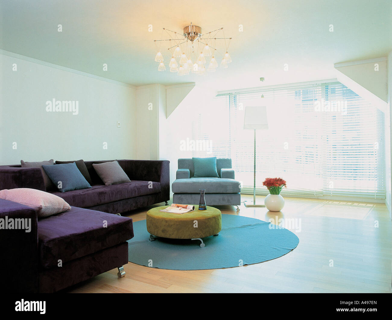 Interiors of a living room Stock Photo - Alamy