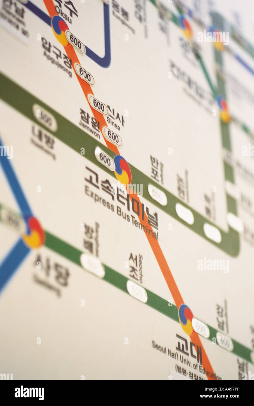 Low angle view of a road map Stock Photo - Alamy