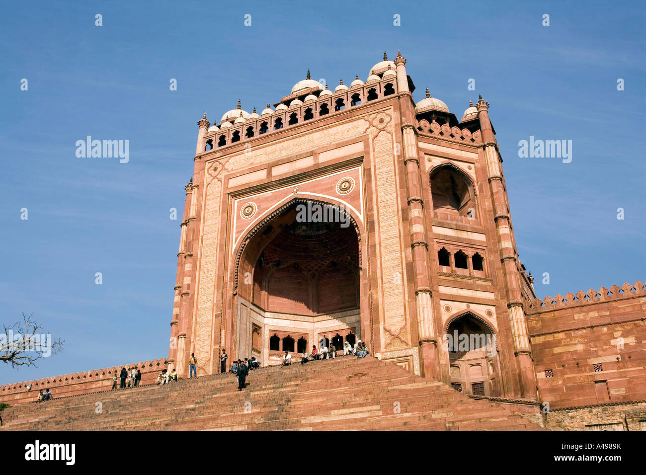 India Uttar Pradesh Fatehpur Sikri Jama Masjid entrance the Buland ...