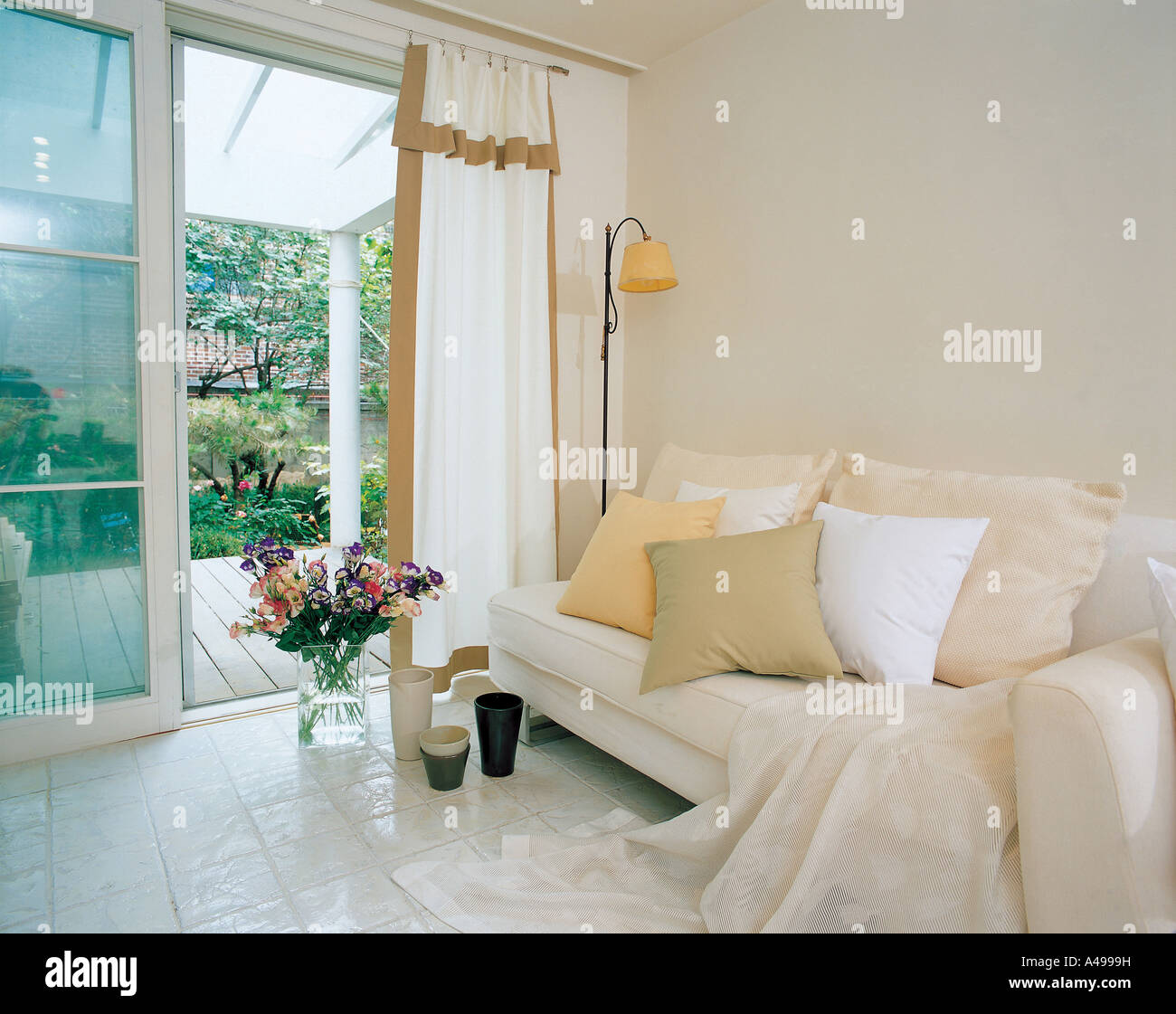 Interiors of a living room Stock Photo - Alamy