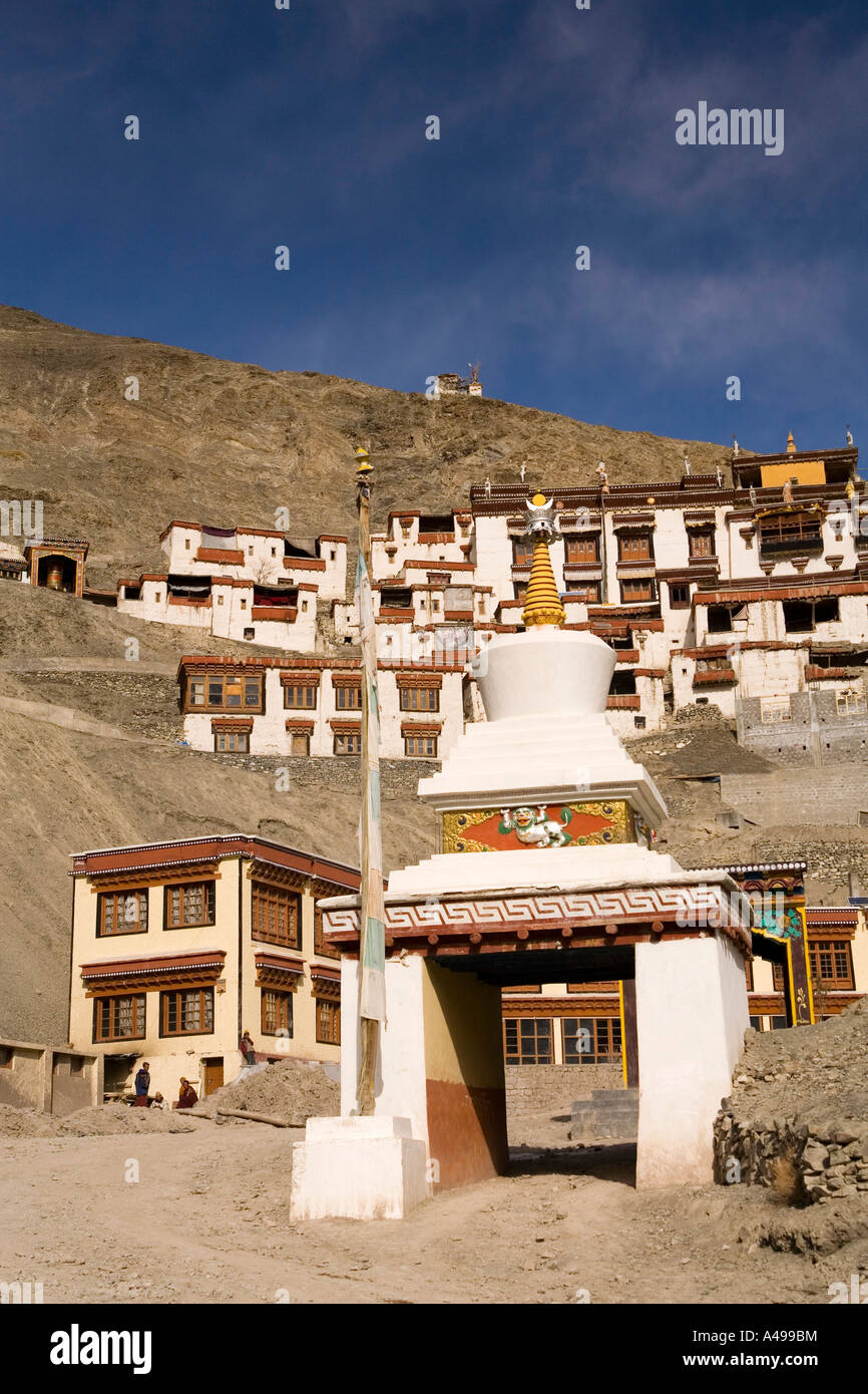 India Ladakh Rhizong monastery chorten Stock Photo - Alamy