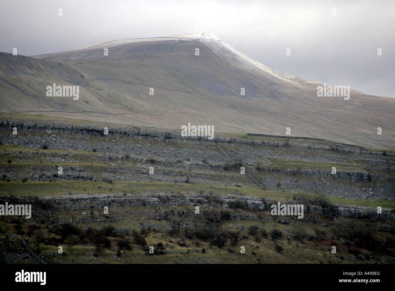 Whernside, Yorkshire Dales, in winter Stock Photo - Alamy