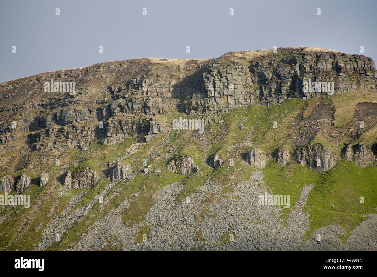The western cliffs of Pen-y-ghent Stock Photo - Alamy