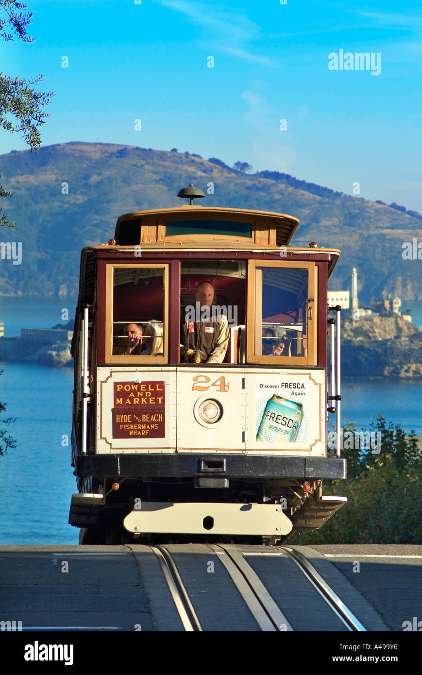 Steep streets car san francisco hi-res stock photography and images - Alamy