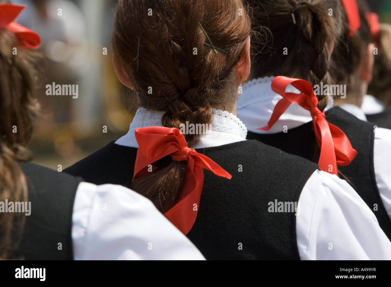 Ribbons in hair hi-res stock photography and images - Alamy