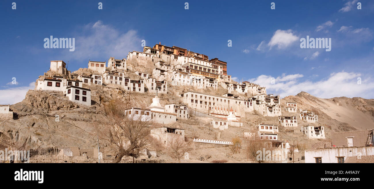 India Ladakh Leh Valley Tikse Gompa Stock Photo - Alamy