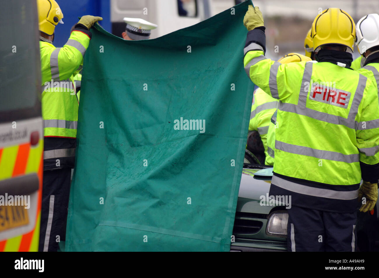 Car crash road traffic accident crash rta rtc, Britain UK Stock Photo ...