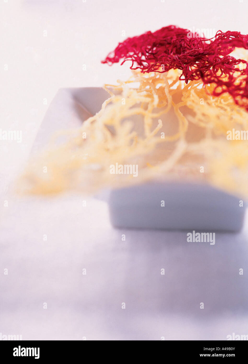 Close-up of threaded red pepper Stock Photo - Alamy