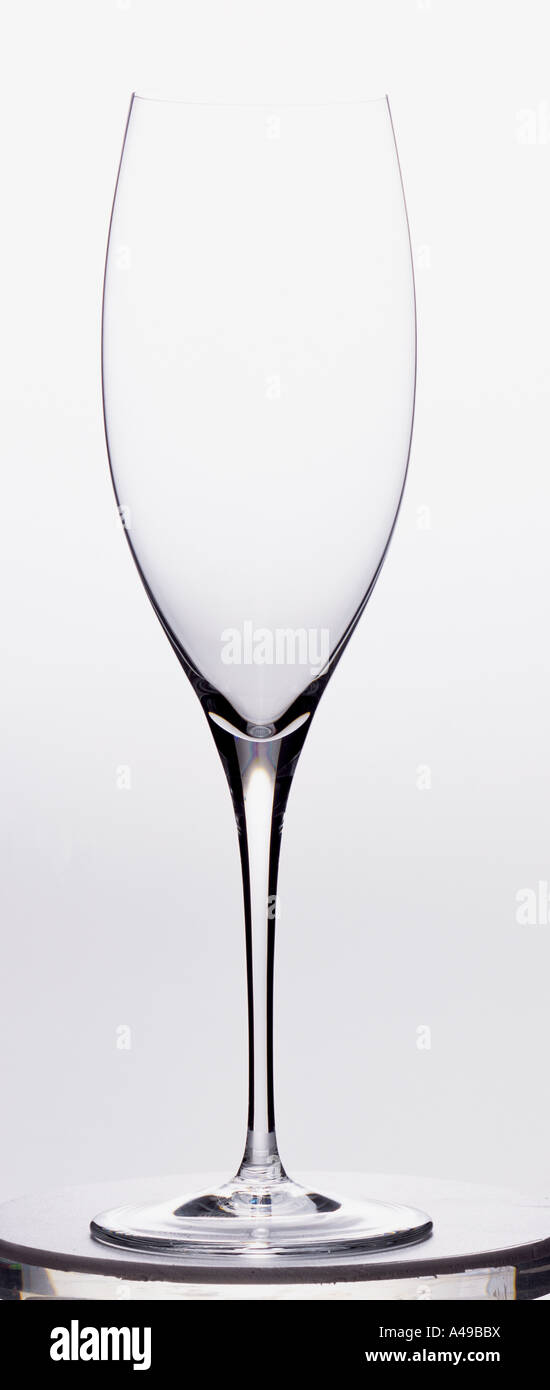 Close-up of an empty champagne flute Stock Photo - Alamy