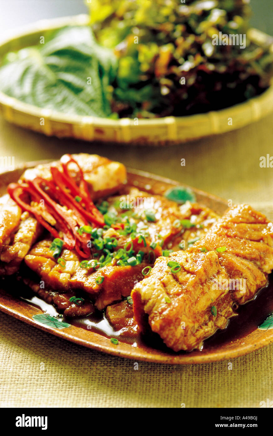 Stir fried pork red hi-res stock photography and images - Alamy