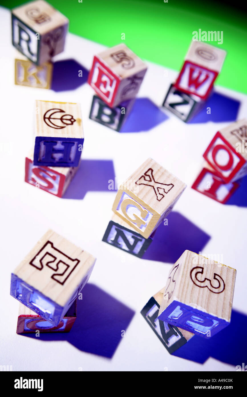 Several wood blocks hi-res stock photography and images - Alamy